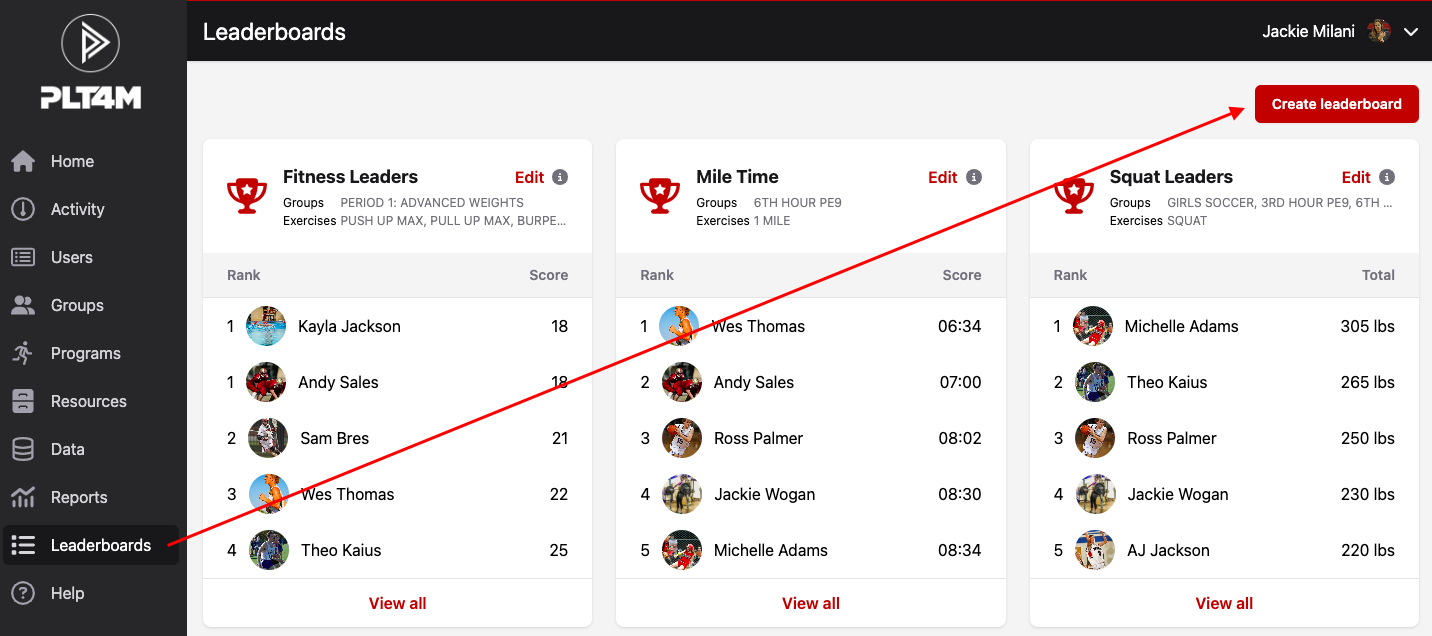 How to Create a Leaderboard